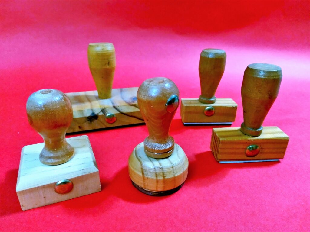 TIMBRES DE MADERA – Imprenta Calderón